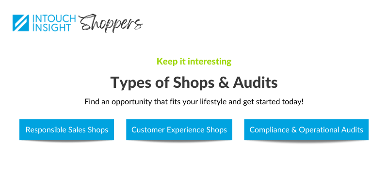 Types of Gigs | Intouch Shoppers