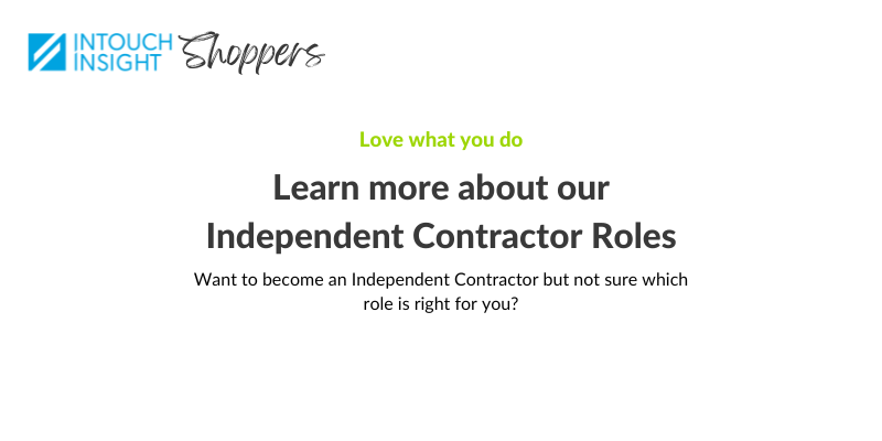 Independent Contractor Roles | Intouch Shoppers